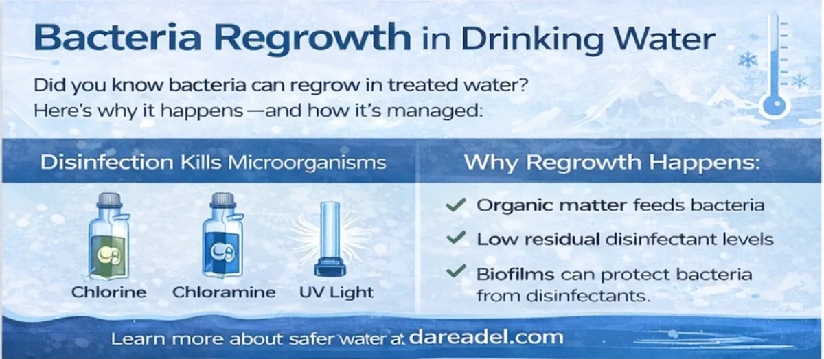 Bacteria Regrowth & Disinfection Byproducts in Drinking Water | Hidden ...